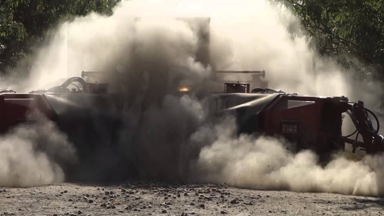 almond sweeping - YouTube