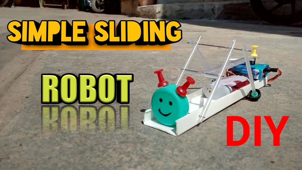 How to Make Simple Sliding Robot DIY - YouTube