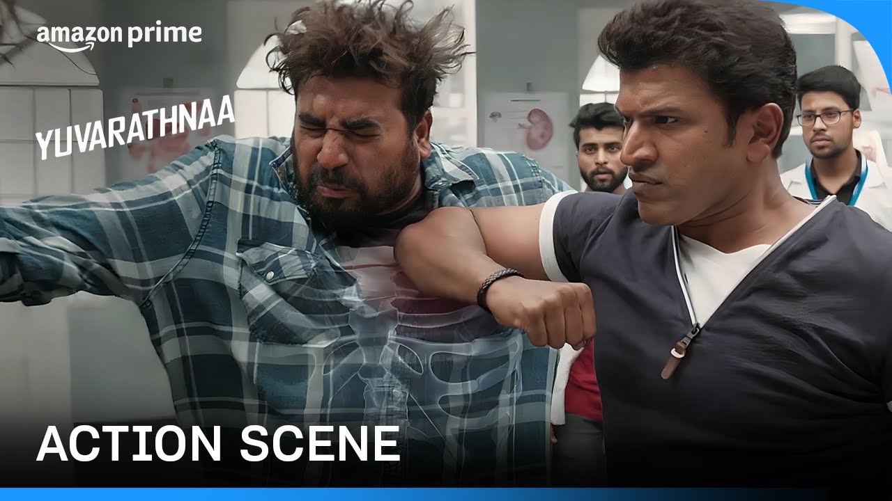 Yuvarathnaa - Puneeth Rajkumar in Action 💪 | Prime Video India - YouTube