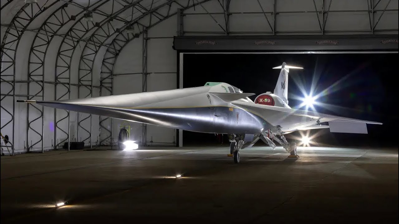 Take a look at the silent X-59 aircraft, NASA's experimental attempt at ...
