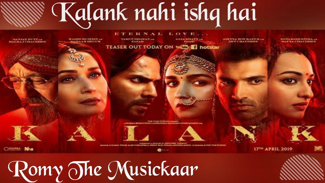 Kalank Title Track | Short Simple Record | Romy The Musickaar - YouTube