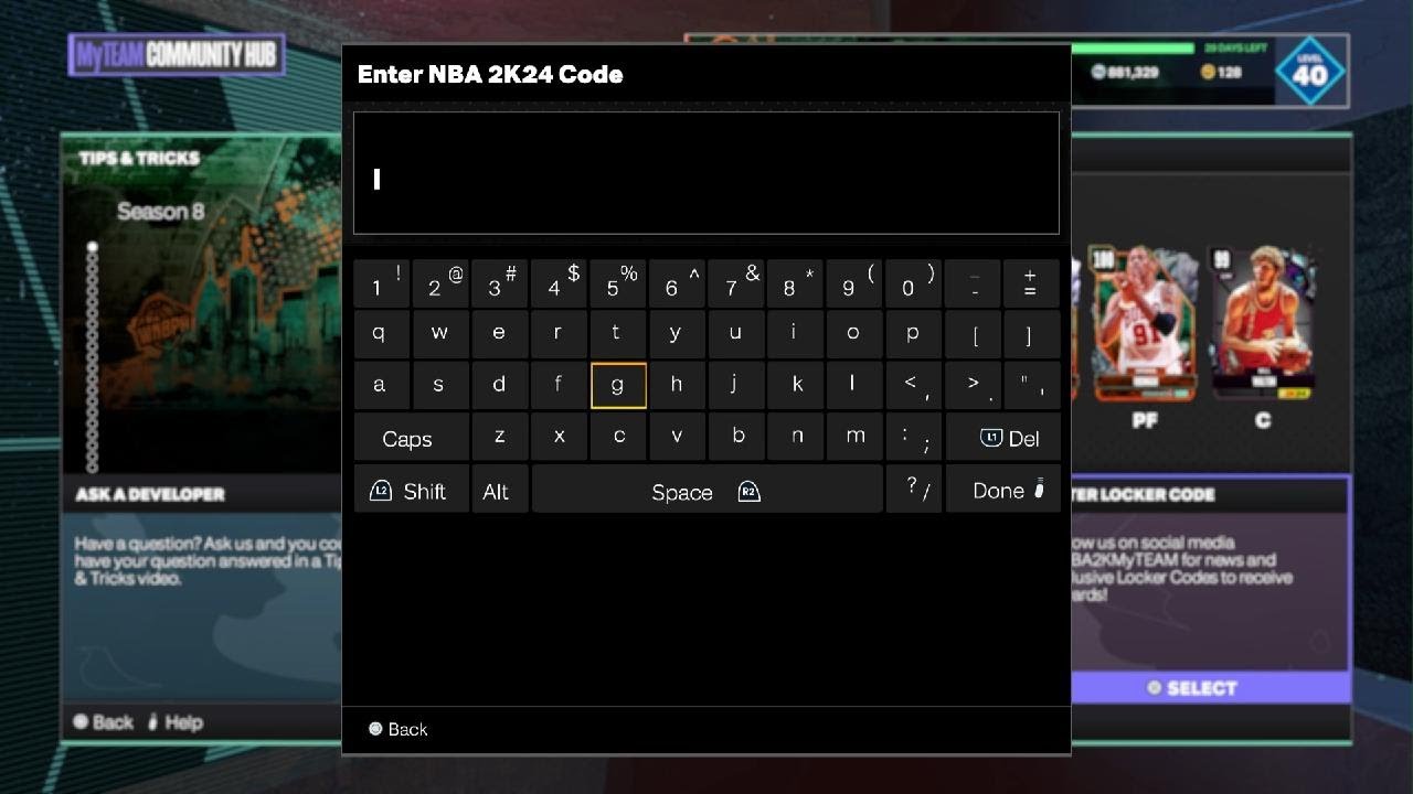 NBA 2K24 MYTEAM SEASON 8 NEW LOCKER CODE - YouTube