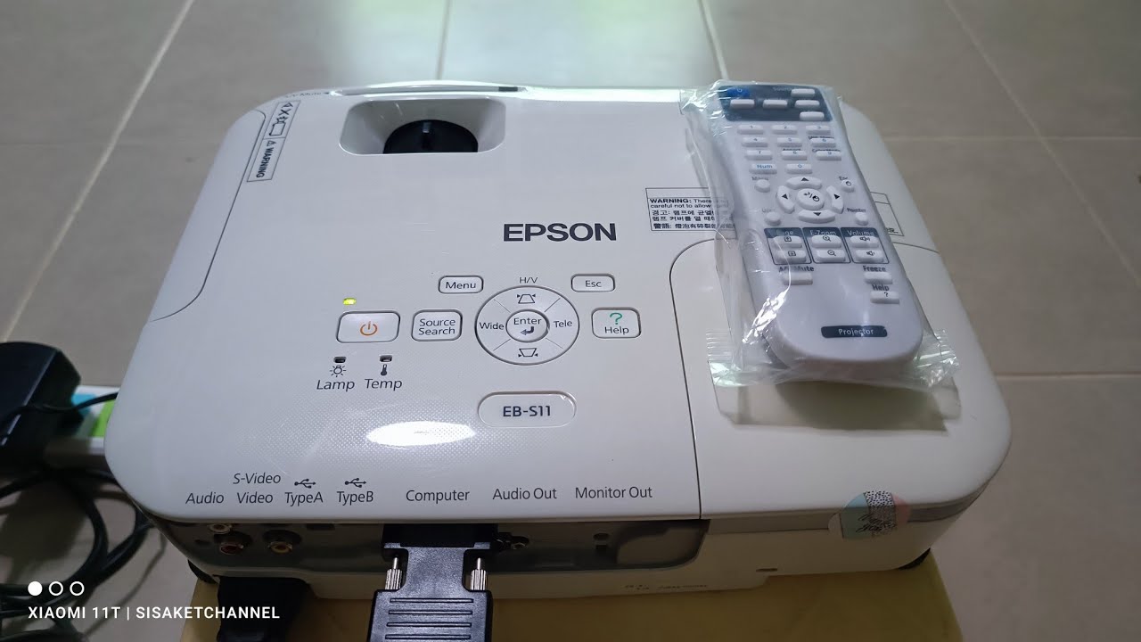 โปรเจคเตอร์มือสอง Epson EB-S11 ขายโปรเจคเตอร์ รีวิวโปรเจคเตอร์ Epson EB ...
