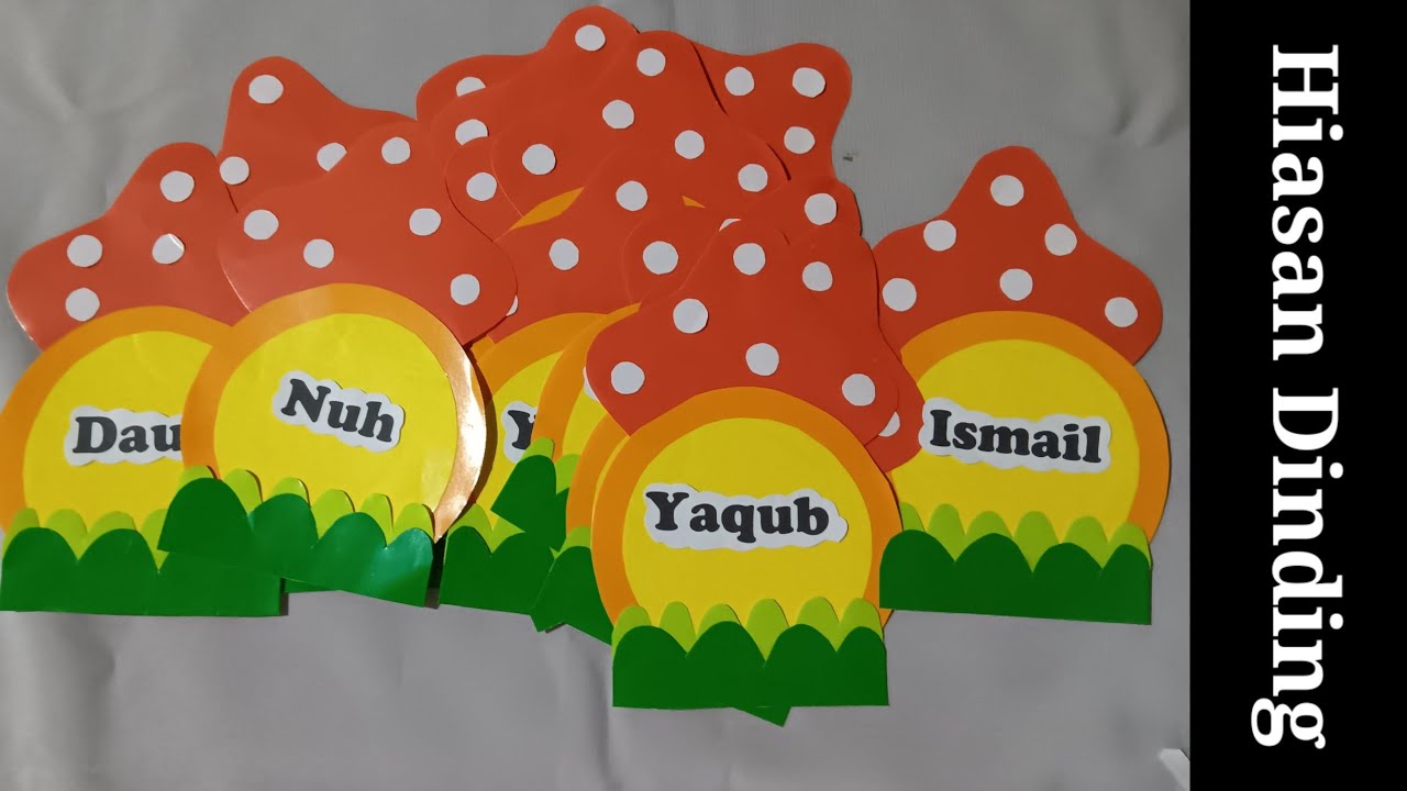 Hiasan Dinding Kelas Tema Nabi dan Rasul ll Tutorial ll Dekorasi Kelas ...