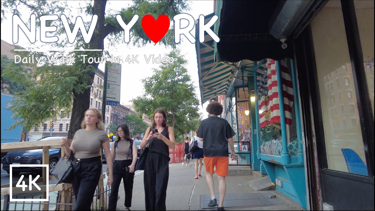 [Daily] New York City, Midtown Manhattan Summer City Walk Tour, 42nd ...