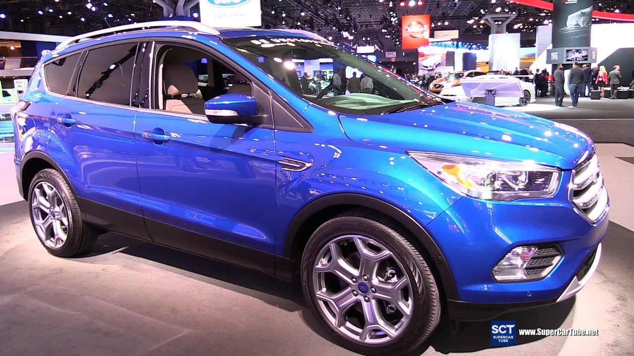 2017 Ford Escape Titanium 4WD - Exterior and Interior Walkaround - 2016 ...