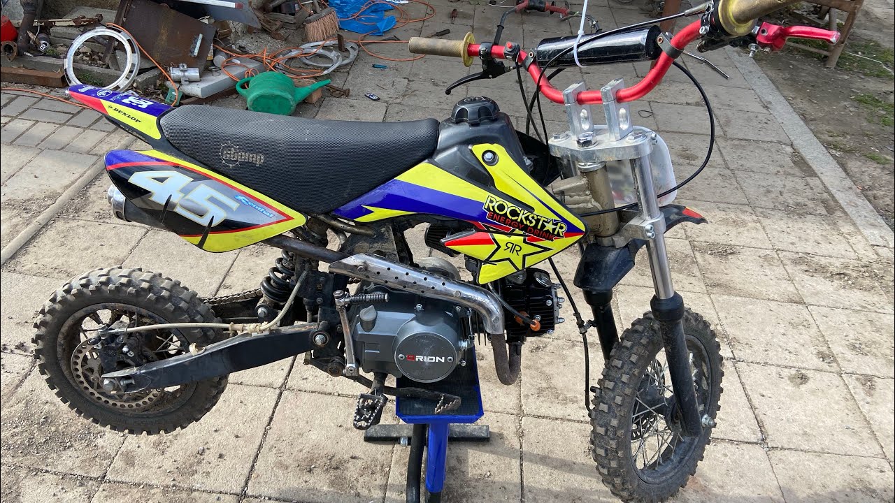 Pitbike Stomp JuiceBox 125 REV limiter and review - YouTube