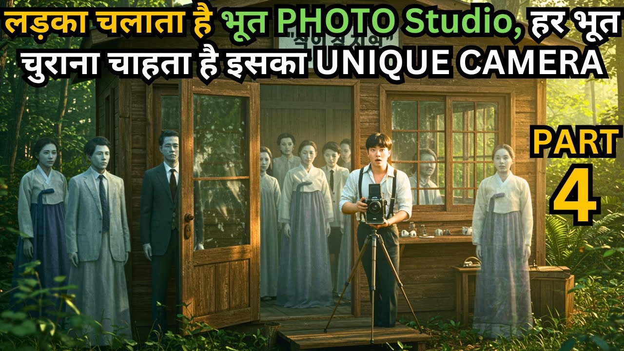Part 4 - Boy Run Ghost Photo Studio & Ghosts Want to Steal Camera💥🤯⁉️⚠️ Kdrama Explained in ...