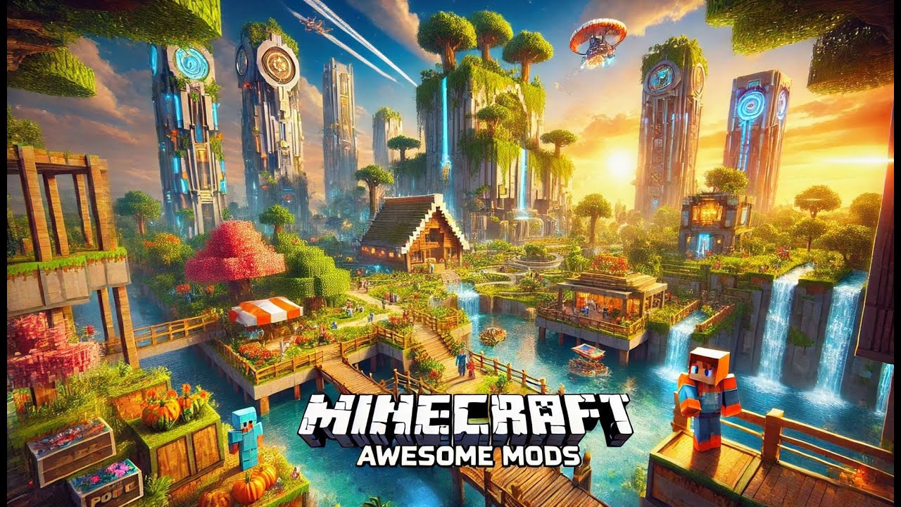 🌿 30 Minutes of Minecraft Exploration with Awesome Mods - A Good Day ...