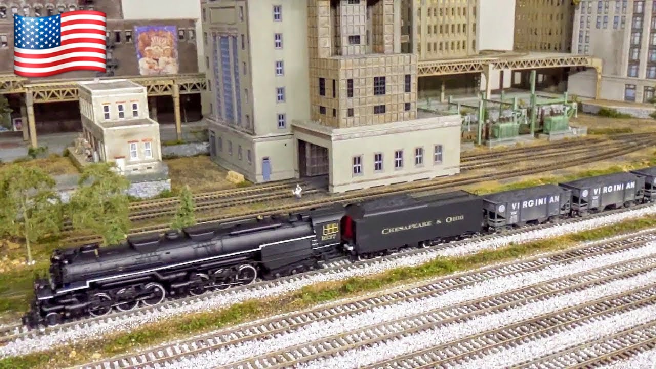 Running Model Trains HO Scale Pennsy Layout Part 70 - YouTube