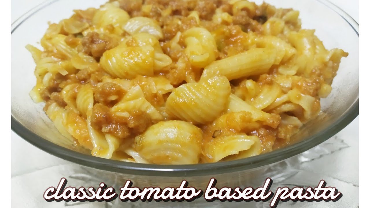 Classic Tomato Based Pasta Recipe ( Ingredients in the description ...