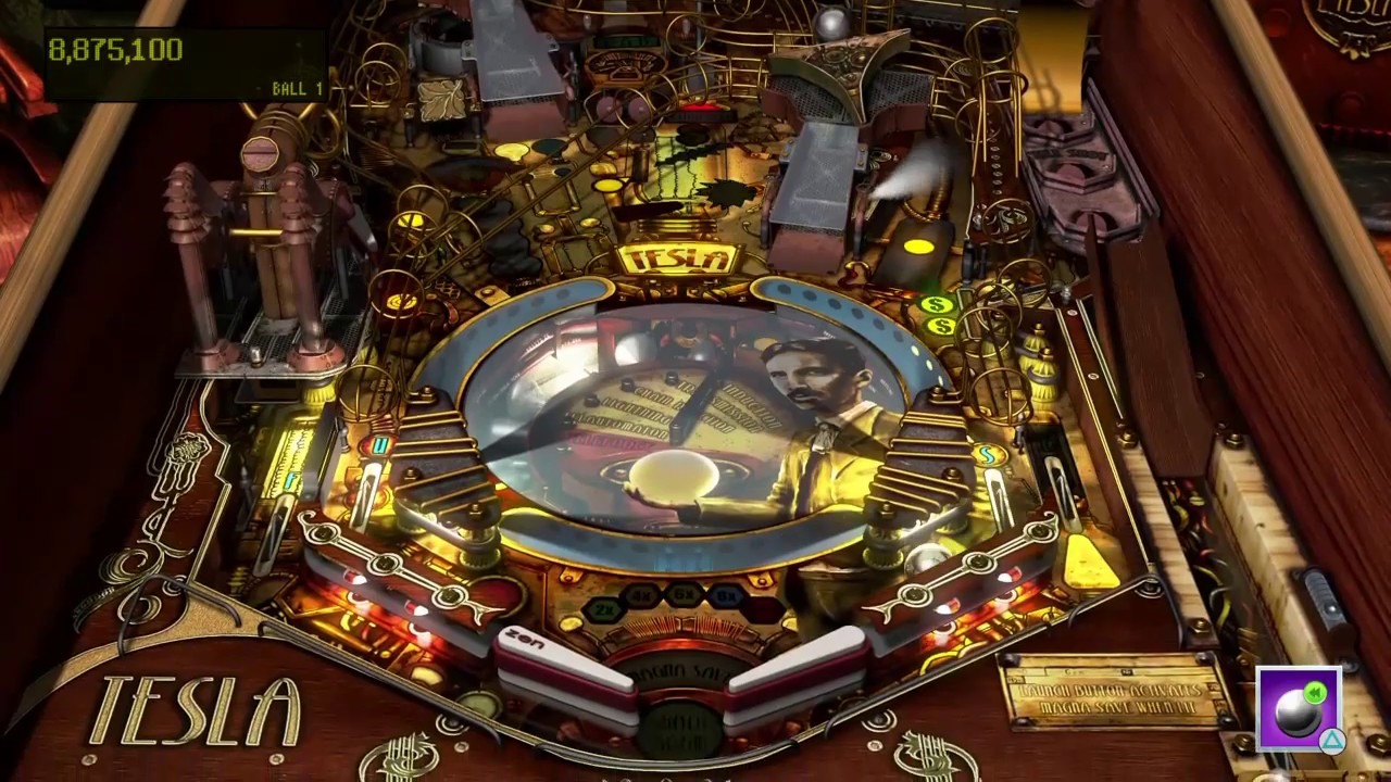 Tesla - Pinball FX3 Table by Zen Studios (PS4) - YouTube