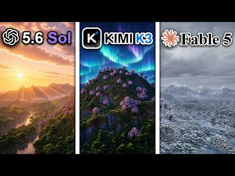 ChatGPT 5.6 vs Kimi K3 vs Claude Fable 5 Make Minecraft Shaders From Scratch