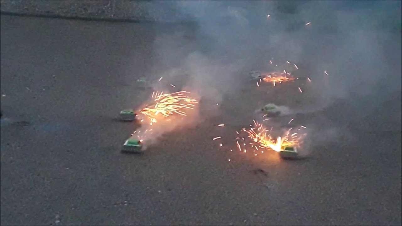 Firework tanks set to Sabaton - YouTube