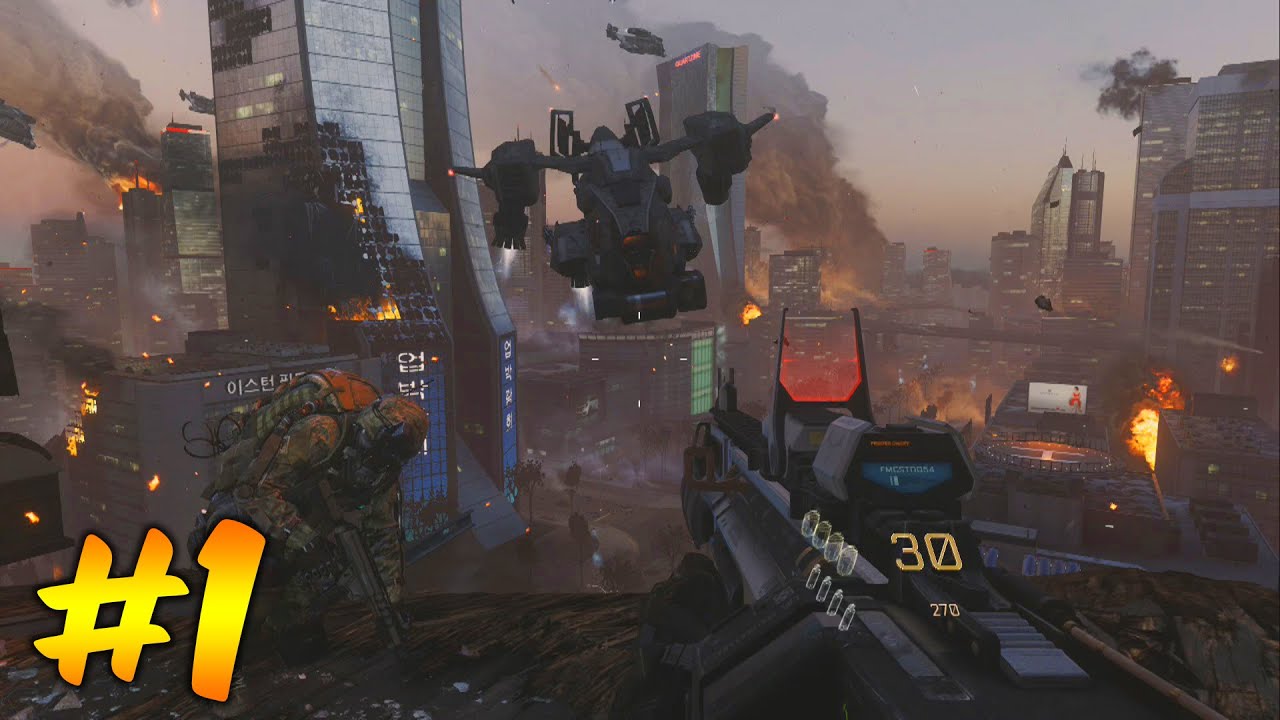 Call of Duty: Advanced Warfare Campaign Mission "Induction" Gameplay ...