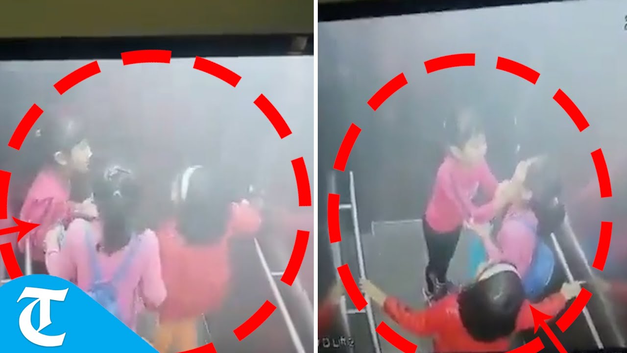 Watch: 3 children stuck inside apartment lift in Ghaziabad, FIR against ...
