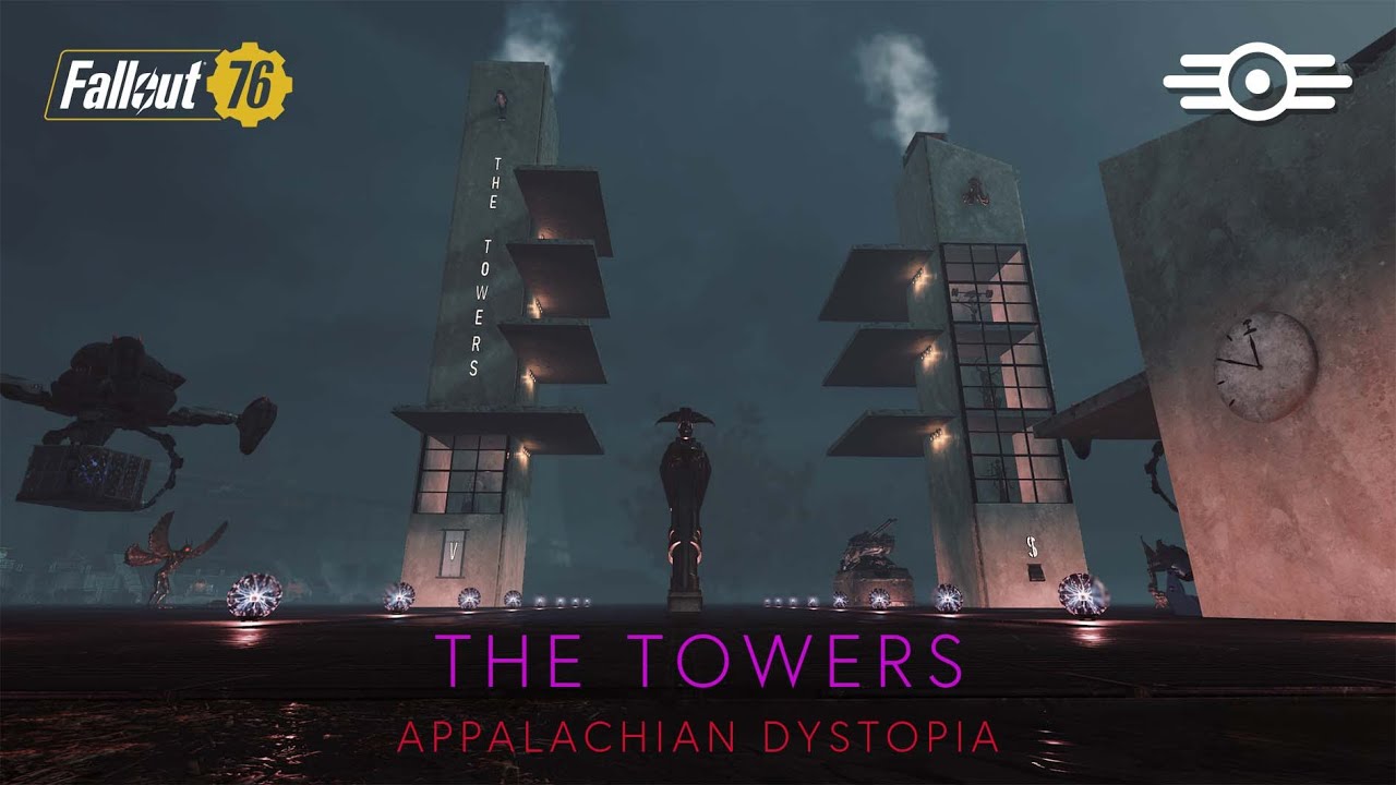 THE TOWERS - Dystopian CAMP Experience #fallout76 - YouTube