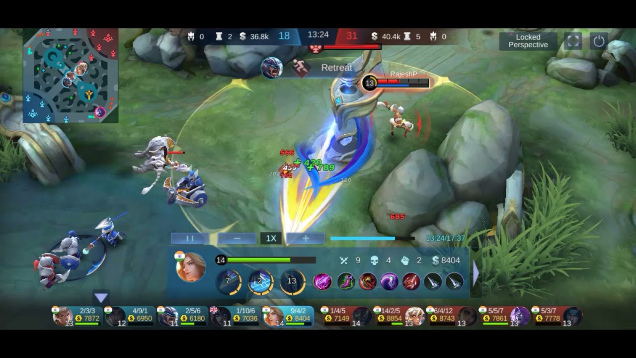 MLBB LANCE PRACTICE OP SPEED - YouTube