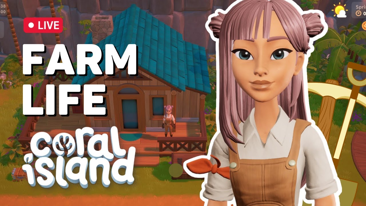 LET'S BUILD UP THE FARM | Coral Island - YouTube