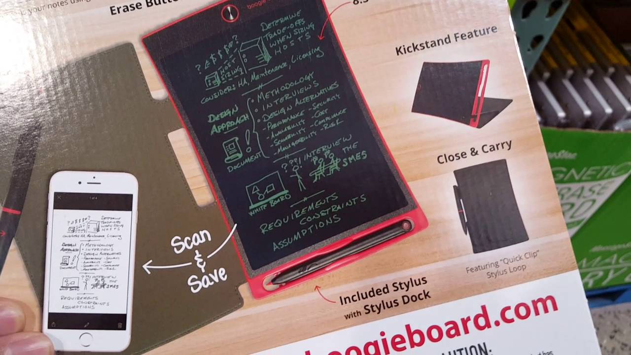 Costco! JOT Boogie Board Ewriter 8.5" for $20 - YouTube
