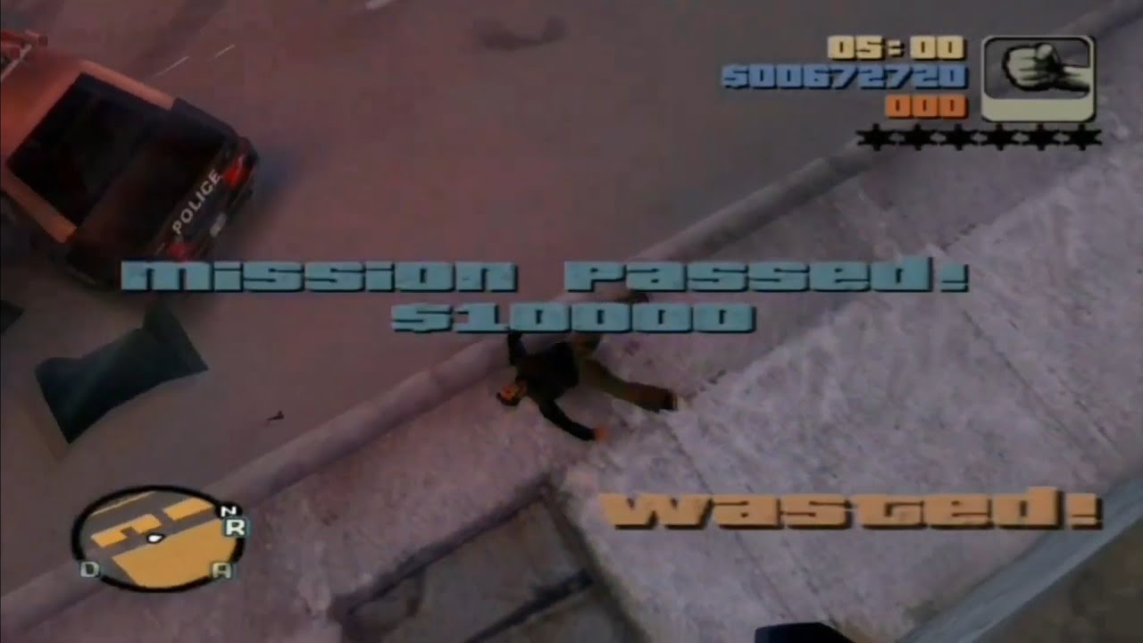 GTA III: Mission Passed! and Wasted! - YouTube