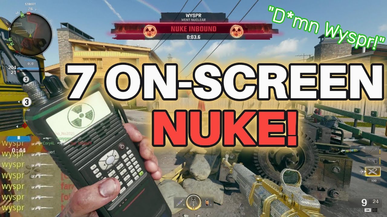 My Team Reacts to my 7 ON-SCREEN NUKE! - YouTube