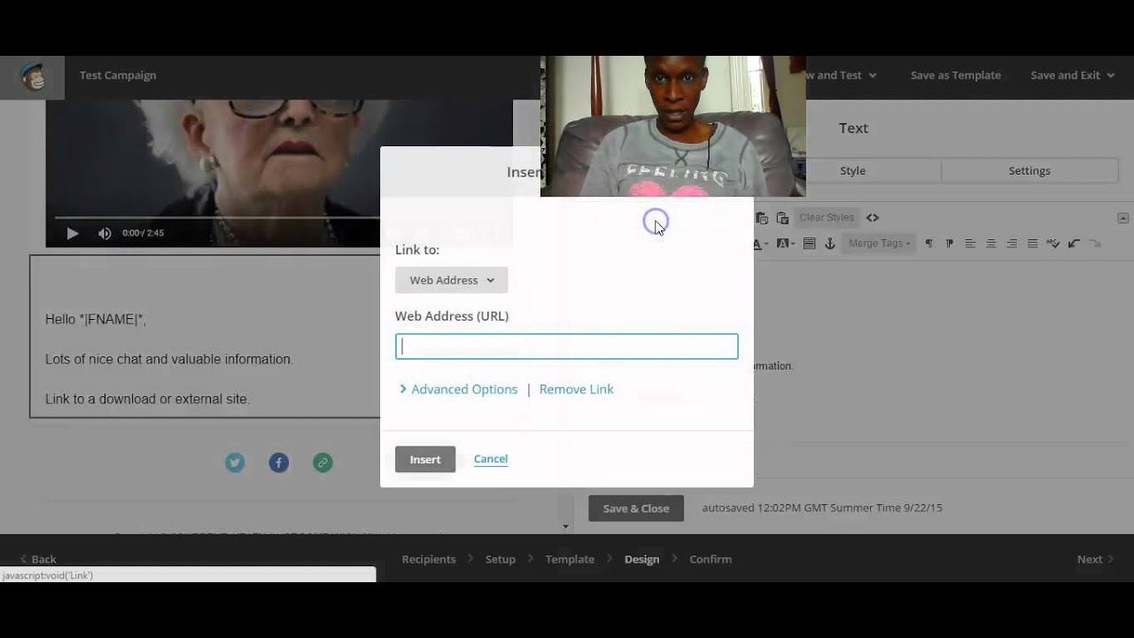 How to create your first email campaign using Mailchimp - YouTube