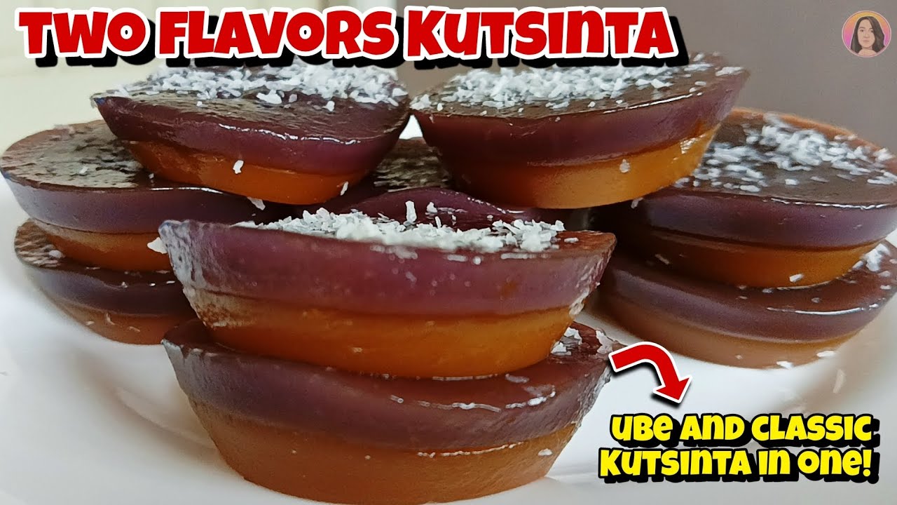 TWO FLAVORS KUTSINTA! UBE AND CLASSIC KUTSINTA IN ONE! KUTSINTA RECIPE ...