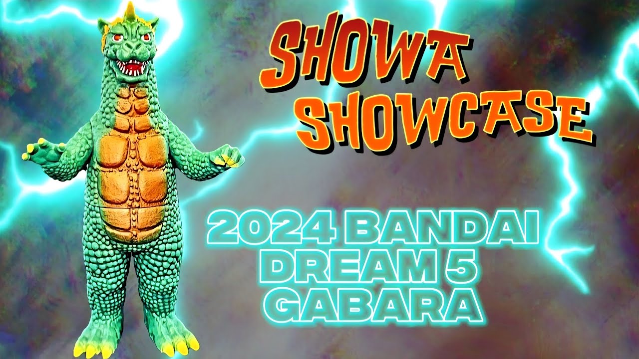 Showa Showcase - 2024 Bandai Dream 5 Gabara vinyl figure review - YouTube