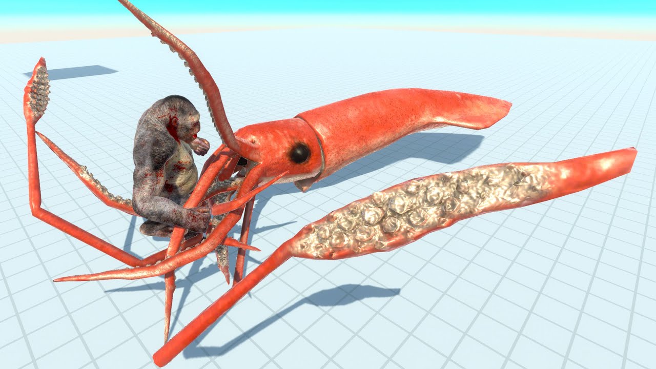 NEW UNIT COLOSSAL SQUID vs ALL UNITS - Animal Revolt Battle Simulator ...