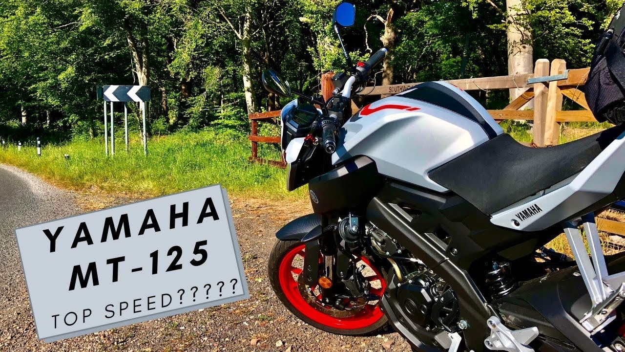 YAMAHA MT-125 TOP SPEED - YouTube