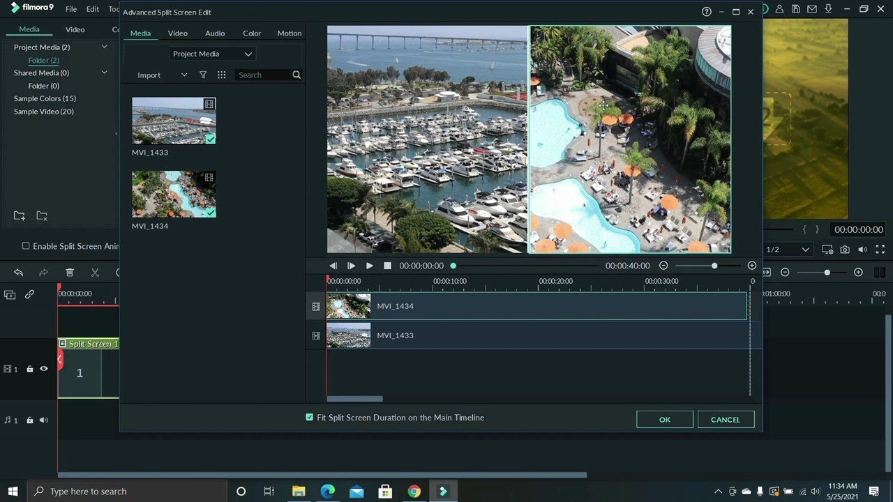 FILMORA 9 SPLIT SCREEN TUTORIAL / #FILMORA9 - YouTube