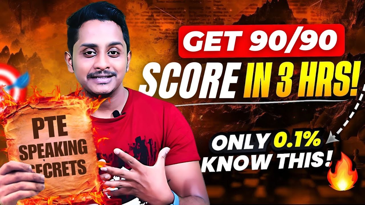 Score 90/90 in PTE Speaking by studying 3 HRS only! - YouTube