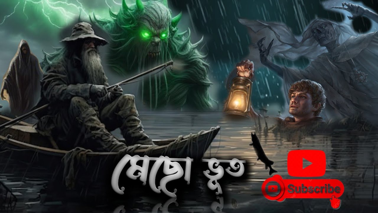 MECHO BHOOT | মেছো ভূত | HORROR STORY | BRISTIR DINER BHOOTER GOLPO ...