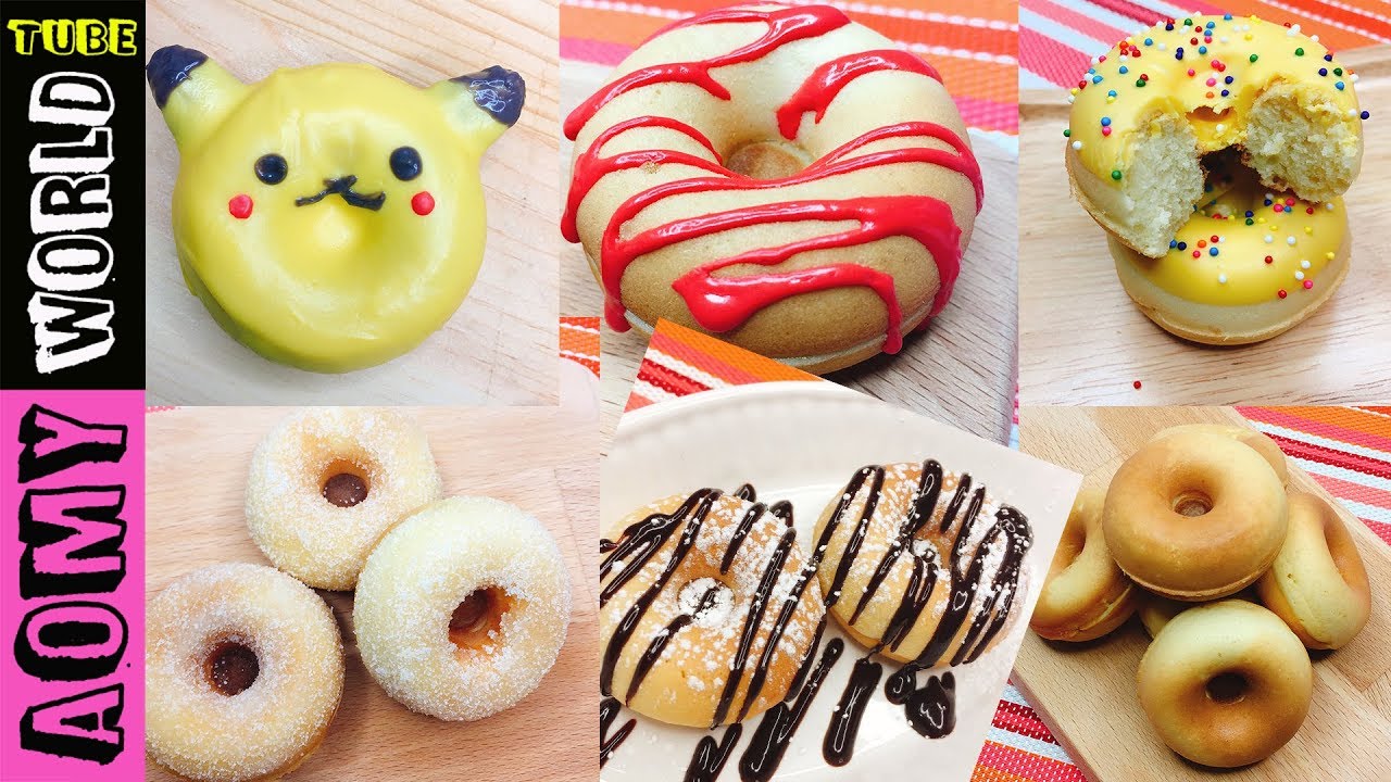 6 Donuts Topping Idea | AOMYWORLDtube - YouTube