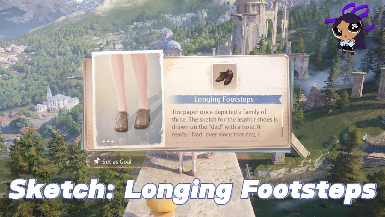 Infinity Nikki - Sketch Longing Footsteps - YouTube