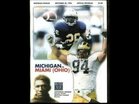 Miami Ohio vs Michigan September 30, 1995 - YouTube