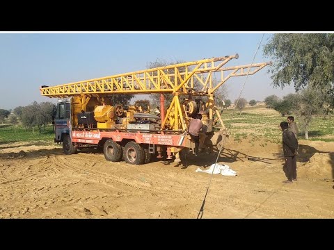 Rotary borewell machine || 600 feet drilling borewell machine || R ...