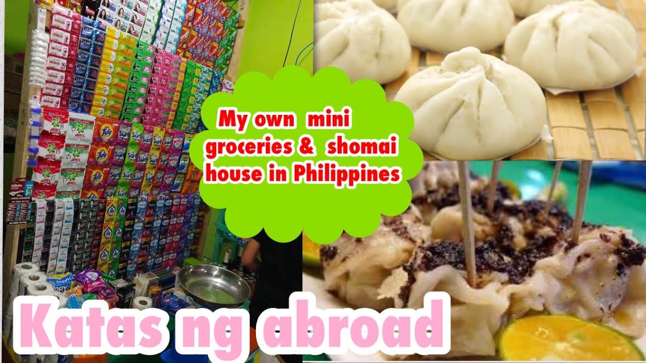 My own business in Philippines cafeteria + mini groceries - YouTube