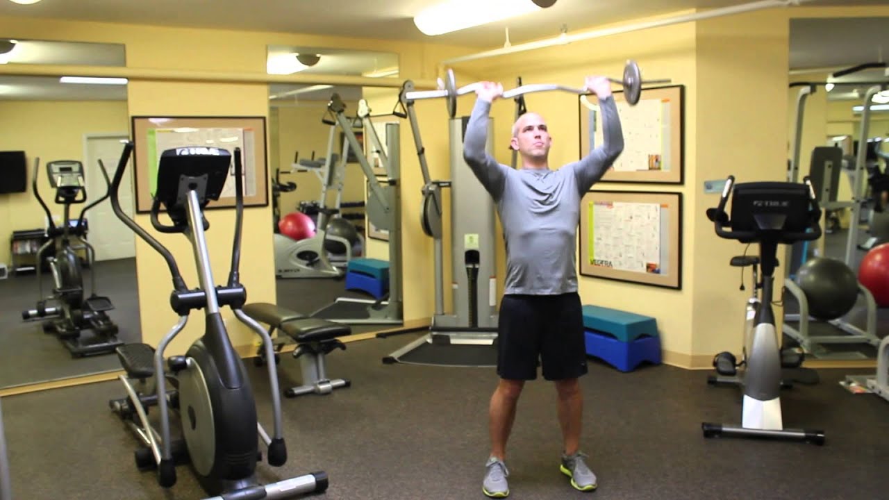 Barbell Front Press - YouTube