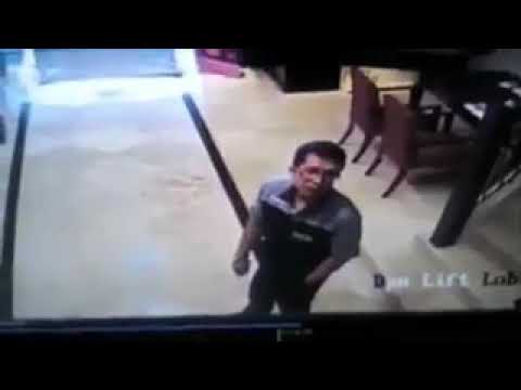 Detik-Detik Meledaknya Ponsel Milik Seorang Karyawan di Semarang Tertangkap CCTV