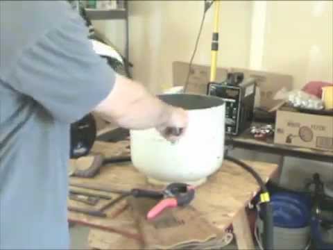 How to Build a Furnace from a Propane Tank Part 1 - YouTube