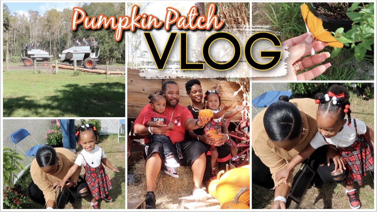 BLACK FAMILY VLOGS || A DAY AT THE PUMPKIN PATCH 2022 || LEANN DUBOIS - YouTube