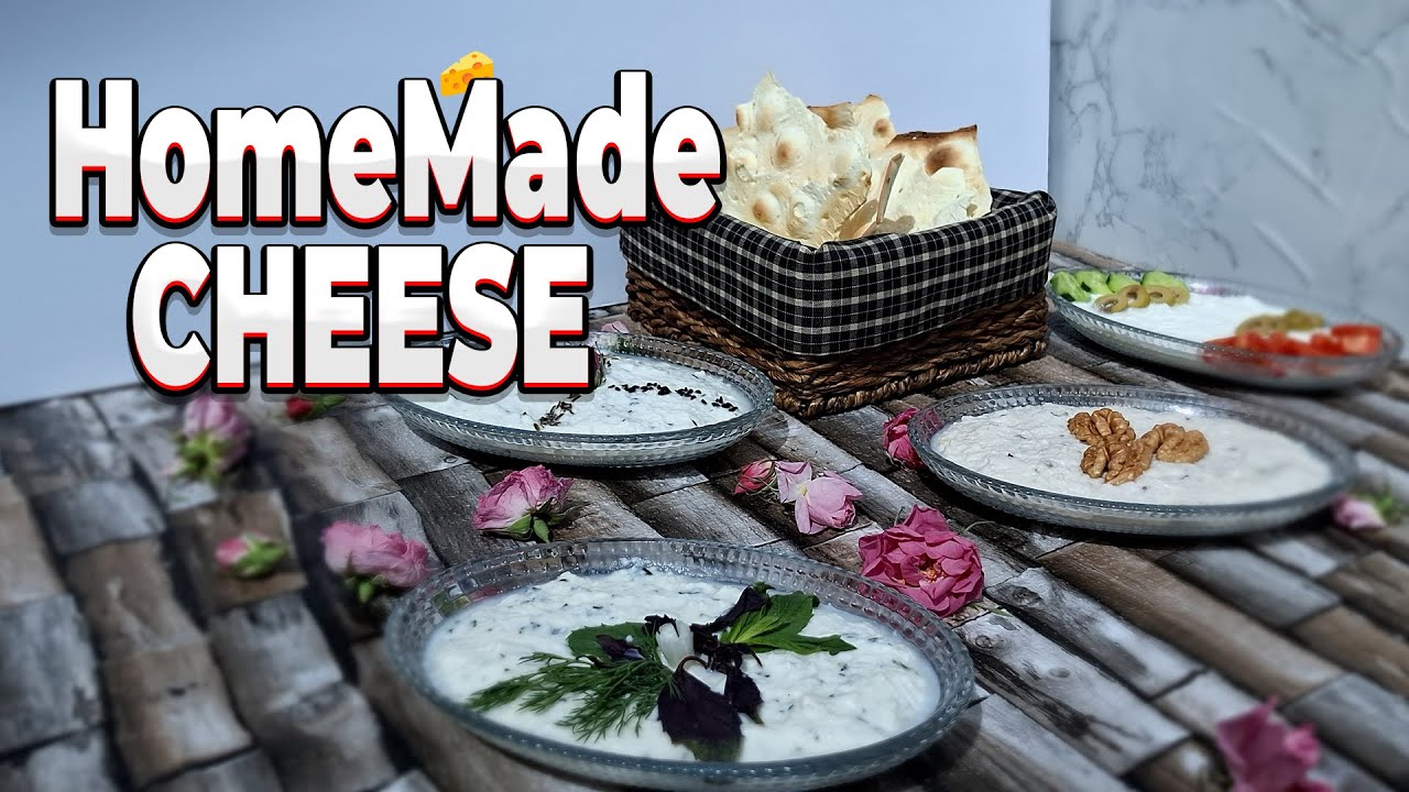 🧀 Homemade Persian Cheese | Creamy Panir Recipe | 5 Easy Steps to Fresh ...