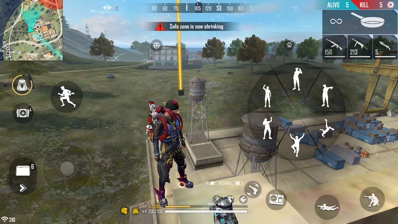 Free fire dance moves - YouTube