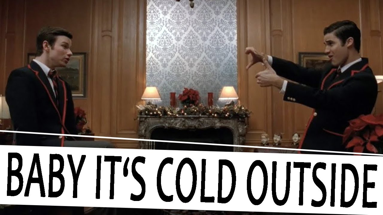 Glee - Baby It's Cold Outside [Duet] - YouTube
