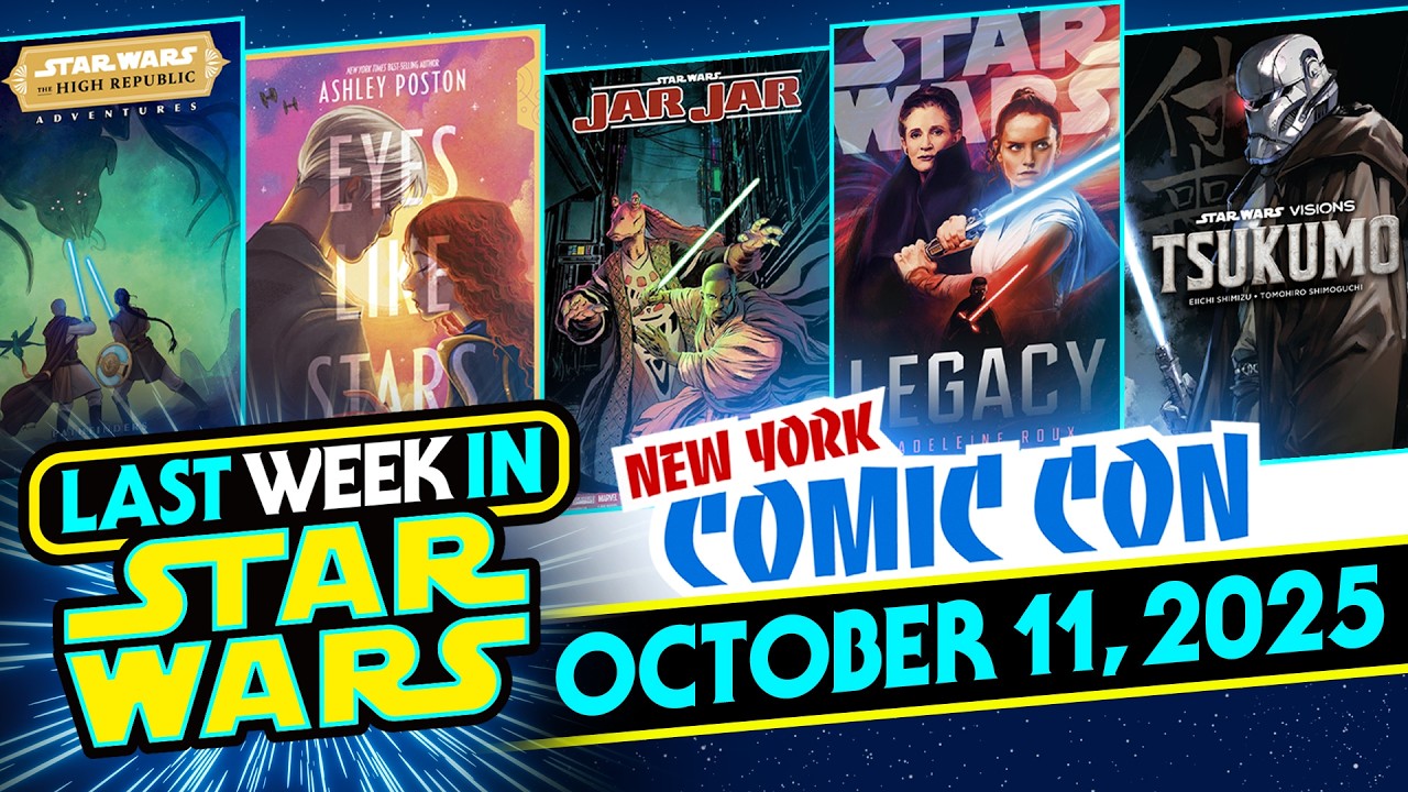 New Star Wars Books and Comics Announced at New York Comic Con - Last ...