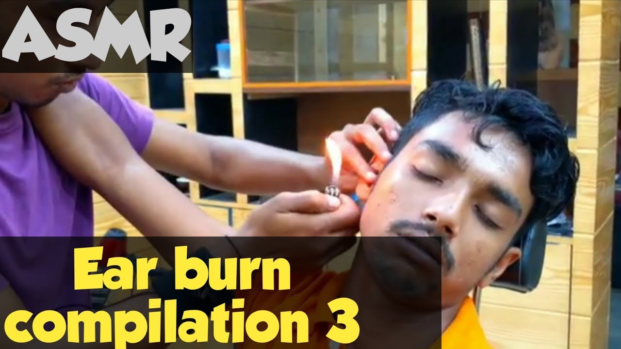 ASMR | Ear burn for relax #3 | #Asmrcrackcompilation #Earburn - YouTube