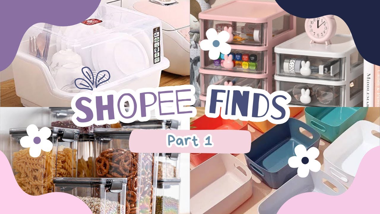 Elevate Your Space: Aesthetic Shopee Storage & Organization Ideas ...