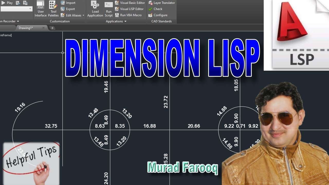 Very Important Dimension Lisp For Autocad And Autocad Civil 3d Youtube